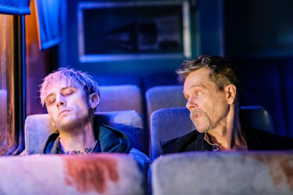 ONE WAY: First Look At Colson Baker And Kevin Bacon As Father And Son ...